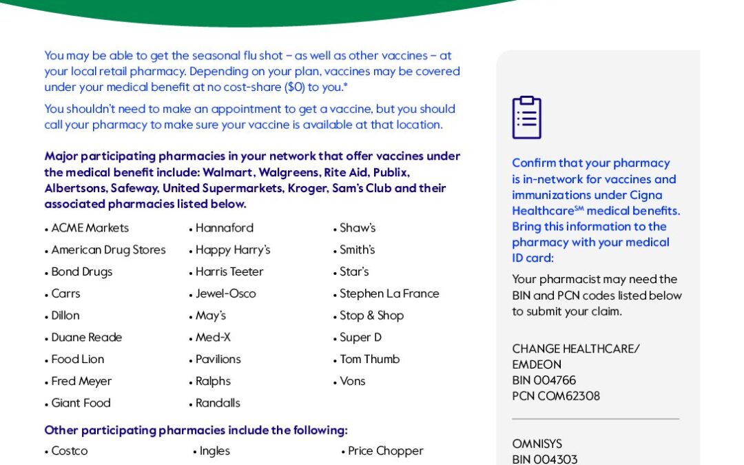 medical-vaccine-program-customer-pharmacy-directory | Equity League ...